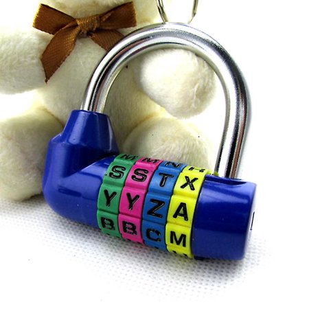 4-wheel English Letter Password Lock Drawer Anti-theft Lock Cabinet ...