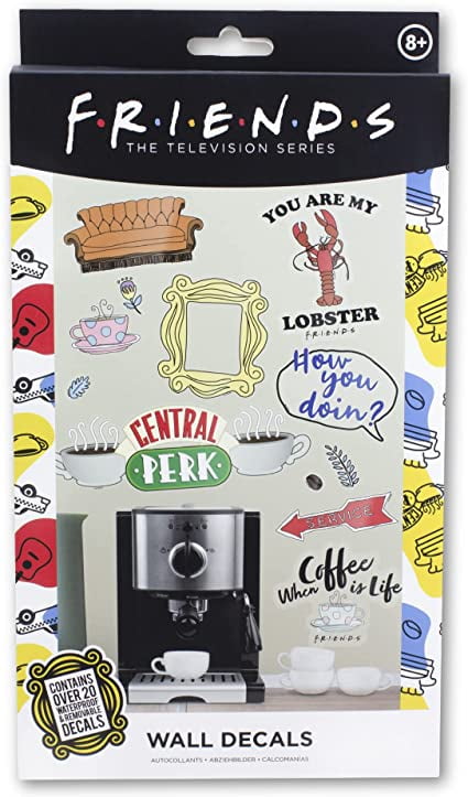 Paladone Friends TV Show Wall Decals, Removable and Waterproof ...