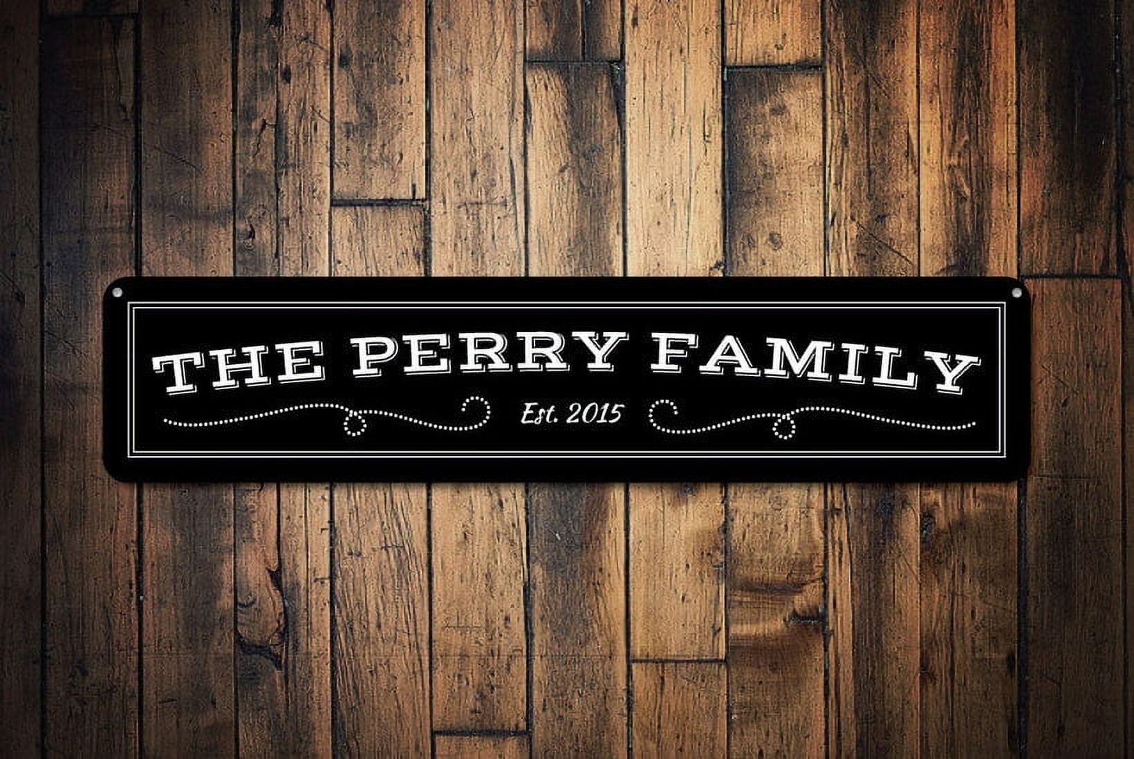 Letrero de metal con fecha de establecimiento para decoración de bodas ...