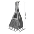 Clearance! Zguuel Mini Desktop Broom and Dustpan Set, Small Hand Brush ...
