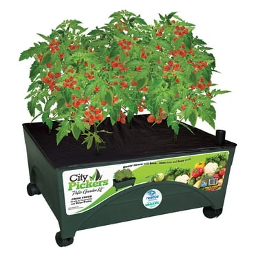 City Picker Raised Bed Grow Box – Self Watering and Improved Aeration ...