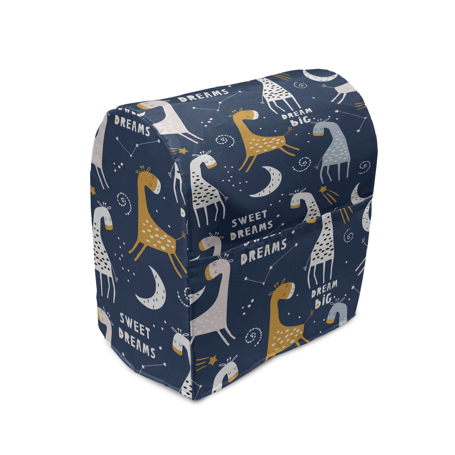 Cartoon Stand Mixer Cover, Giraffes Along Dream Big Messages Moon ...