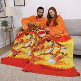 Flaming Hot Cheetos Snuggie: Functional Wearable Blanket with Pockets ...