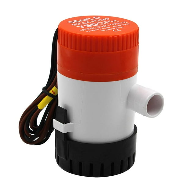 Bomba de Achique 12V 750 GPH 2.5A Cola Bomba de Agua Eléctrica Sumergible | Walmart en línea