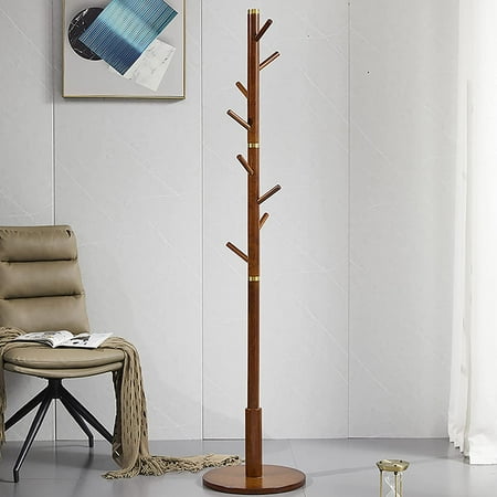 Coat Rack Freestanding,Rubber Wood Free Standing Coat Rack,Entryway ...