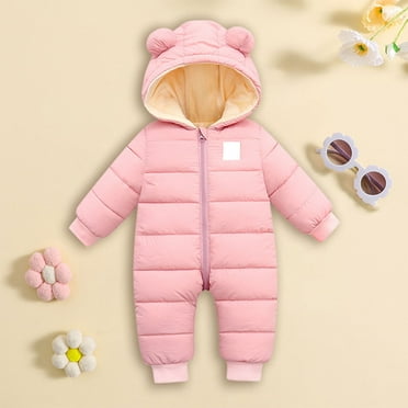 Youmylove Outerwear Romper Coat Warm Baby Jacket Snowsuit Girls Hooded Jumpsuit Girls Coat ...