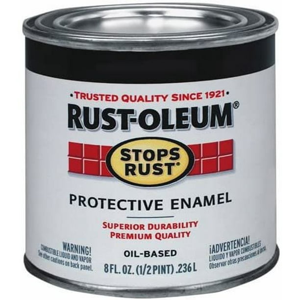 Rustoleum .50 Pint Smoke Gray Protective Enamel Oil Base Paint 7786 730 ...
