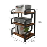 Natwind 3-Tier Large Home Office Printer Stand with Storage Rack & Anti ...