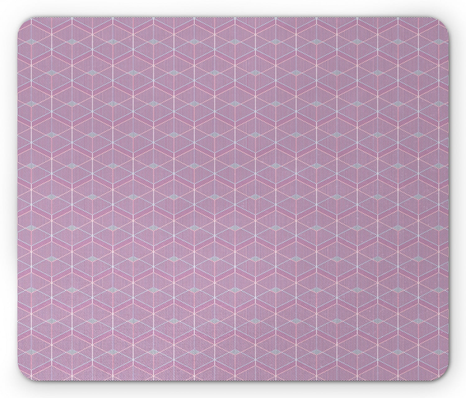 Geometric Mouse Pad, Repeating Diagonal Lines with Geometric Design ...