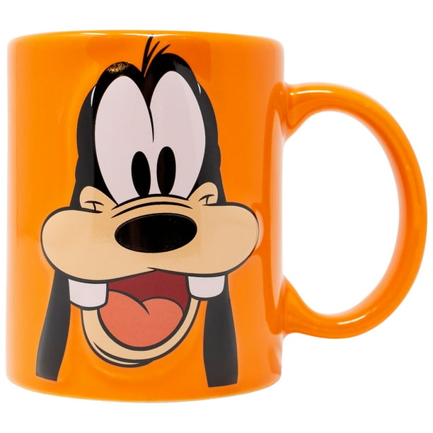 Disney Goofy Face Orange 11 Ounce Mug - Walmart.com - Walmart.com