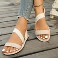 Byworldtasic Women's Dressy Summer Sandals, Elastic, Cute, Open Toe ...