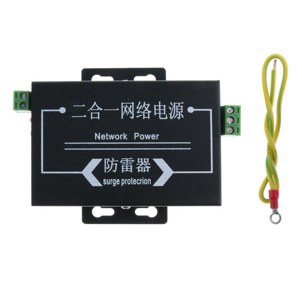 2 In 1 Network & Power Protection, Thunder Protector Adapter Aluminum ...