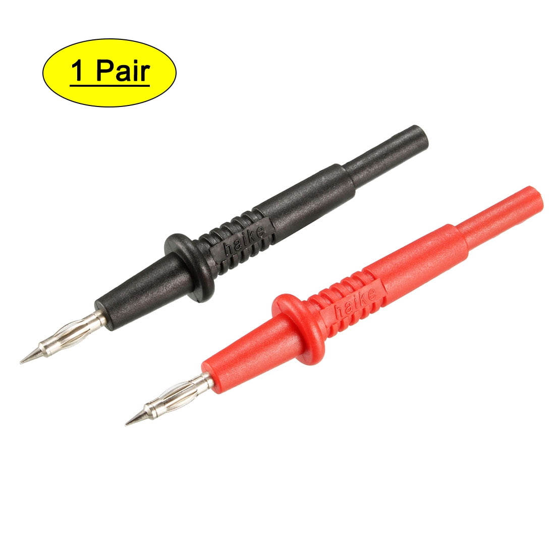 Pair 4mm Banana Plug Jack Utility Probe Male to Female 10A Extender ...