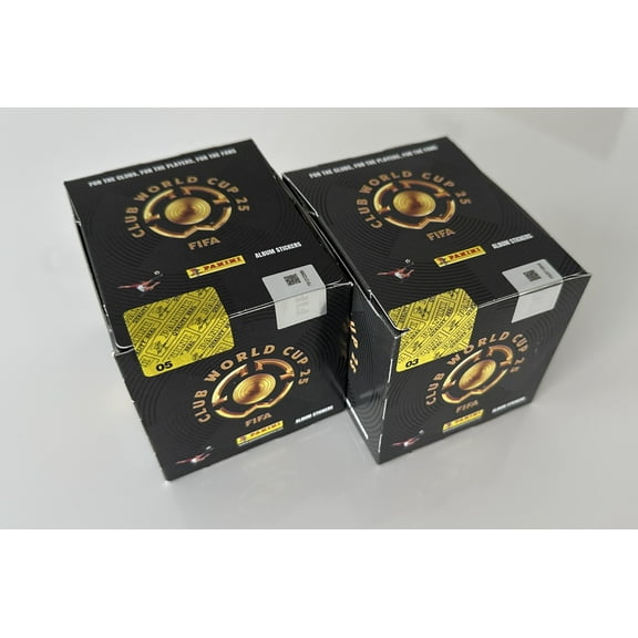 Panini 2025 FIFA World Cup Sticker Album, Hard Cover, 2 Sticker Boxes ...