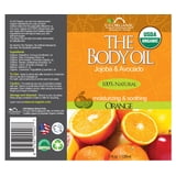 Organic The Body Oil, Fresh Orange, DA Certified Organic, 5 oz ...