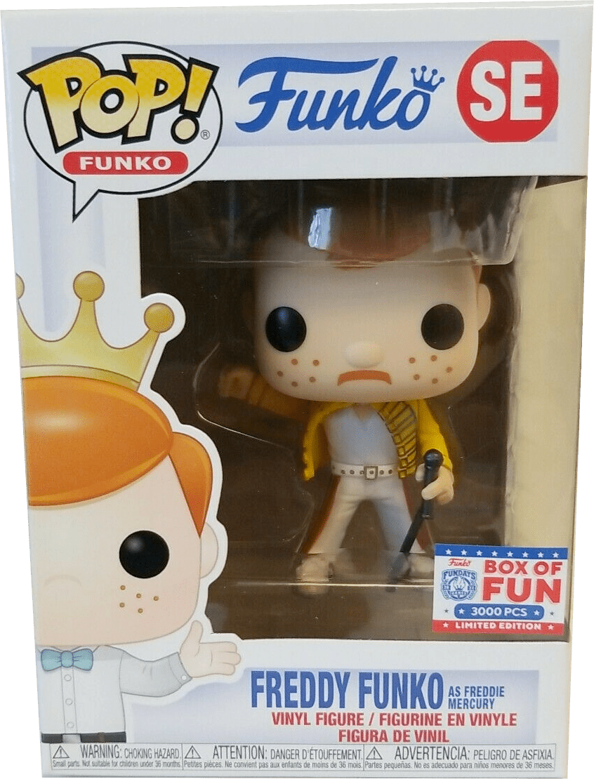 Funko Fundays Freddy Funko As Freddie Mercury SE LE 3000 Exclusive ...
