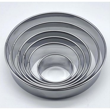 Round Cookie Biscuit Cutter Set, 12 Graduated Circle Pastry Cutters ...