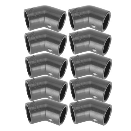 Elbow Tube Connector,10Pcs 125 Degree PVC Aquarium Pipe Joints PVC Tube ...