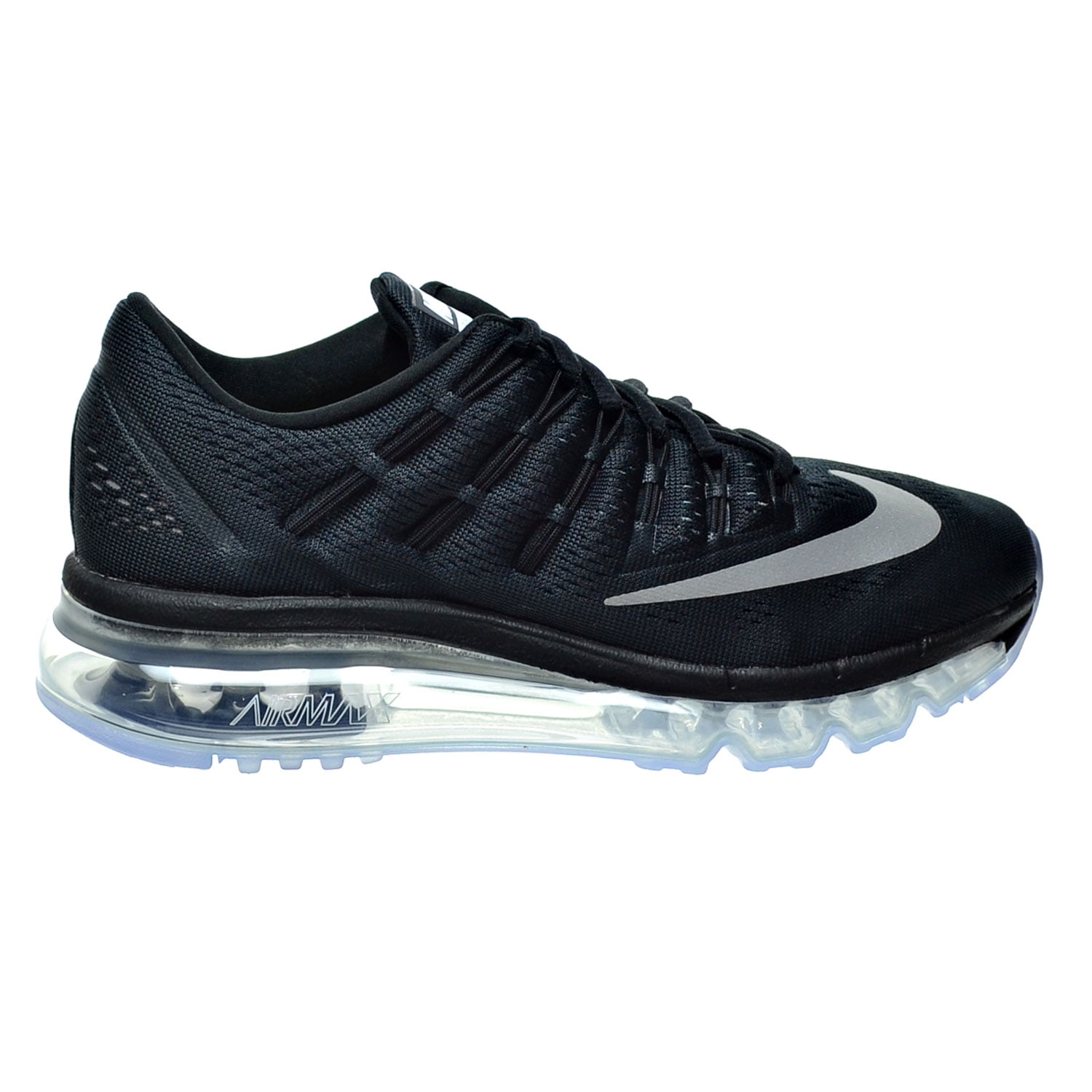 Nike Air Max 2016 (GS) Big Kid's Shoes Black/Reflect Silver 807236-001 ...