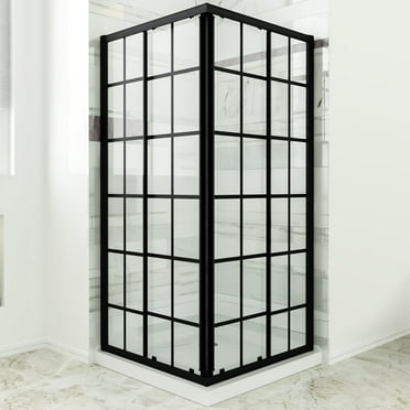 Sunny Shower Stall, Bathtub Enclosure, Brushed Nickel, 36''x36''x72 ...