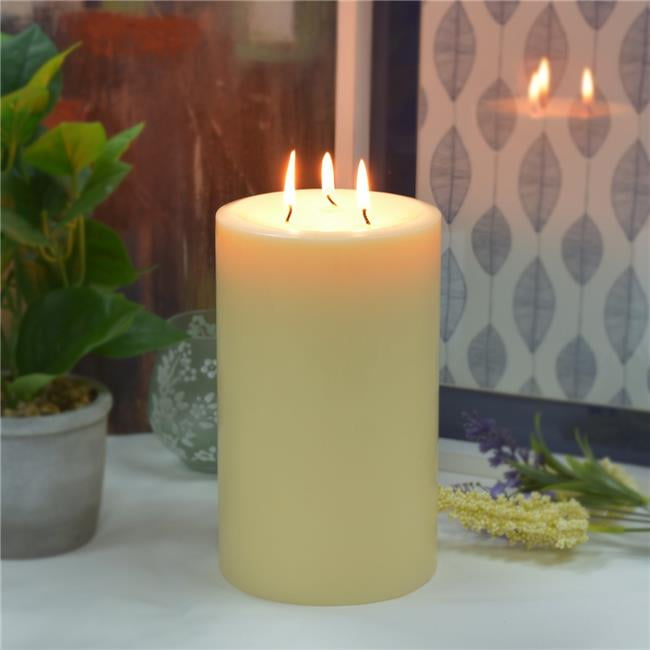 Click here for Vaser Designs 5 X 8 In. Pillar Candle  Ivory 5 X 8... prices
