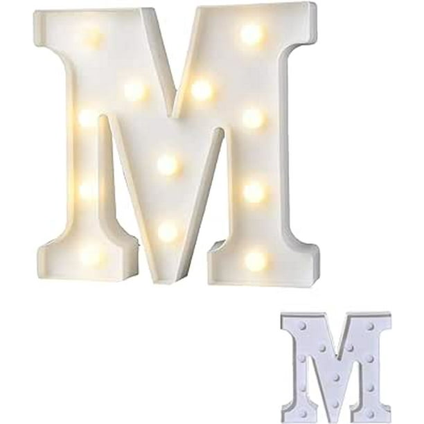 Letra y Número con Luz LED Bluelande M | Walmart en línea