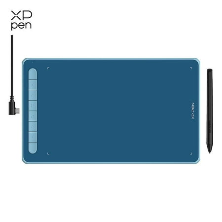 Xp-pen Deco L (blue) Pen Tablet Drawing Writing Digital Board Graphics ...