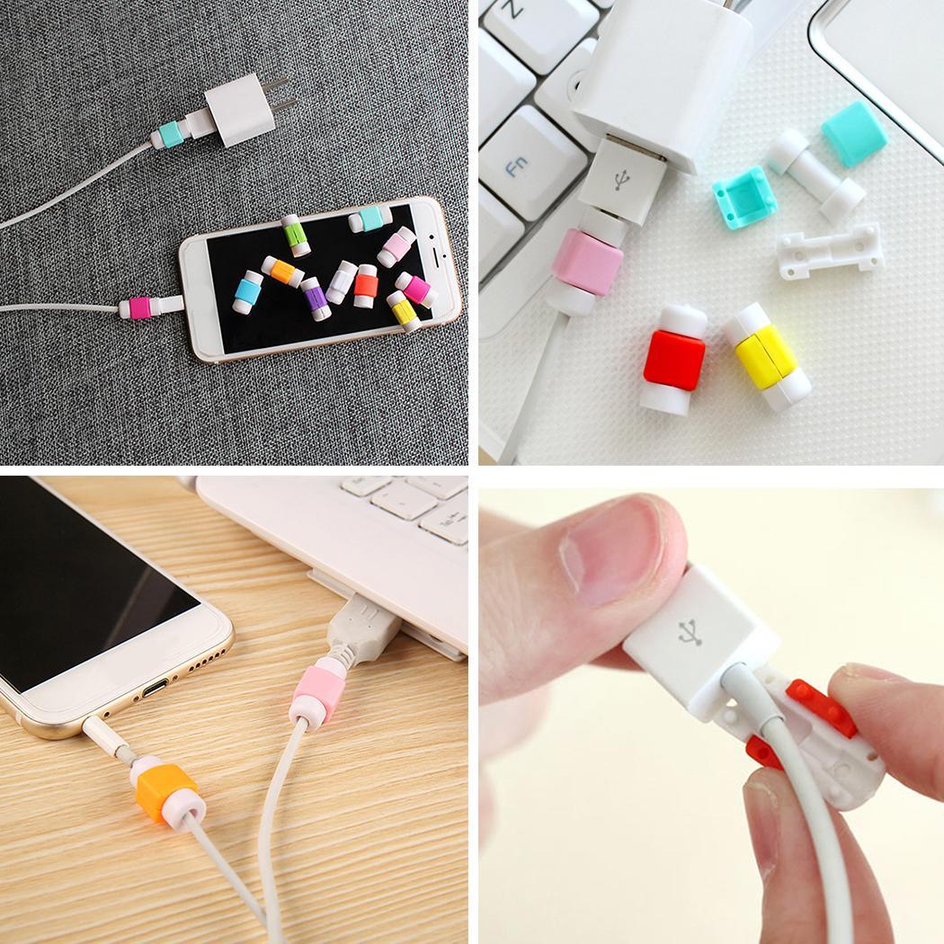 USB Data Cable Line Protector Phone Case Anti Breaking Protective Cover ...