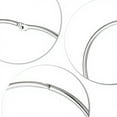 6 Pack Metal Rings for Index Cards 4 inch Large Binder Book Rings ...