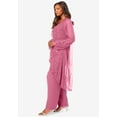 Roaman's Women's Plus Size Beaded Pant Set - Walmart.com