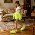 ACDANC 2026 New Mop Slippers Cozy Plush Microfiber Cleaning Socks ...