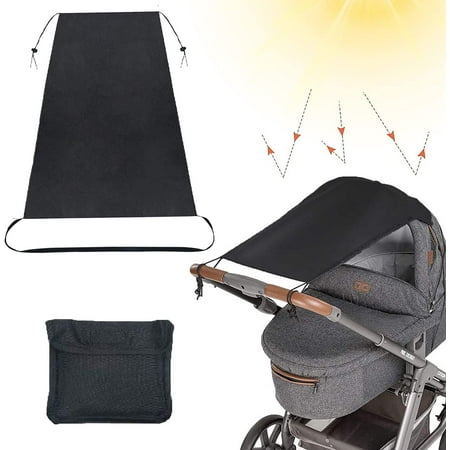 JOYWE Auvent de poussette, housse solaire universelle pour poussette ...