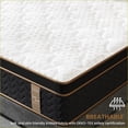 Mattresses 10\" Queen Plush Hybrid with Gel Memory Foam & Encased Coils ...