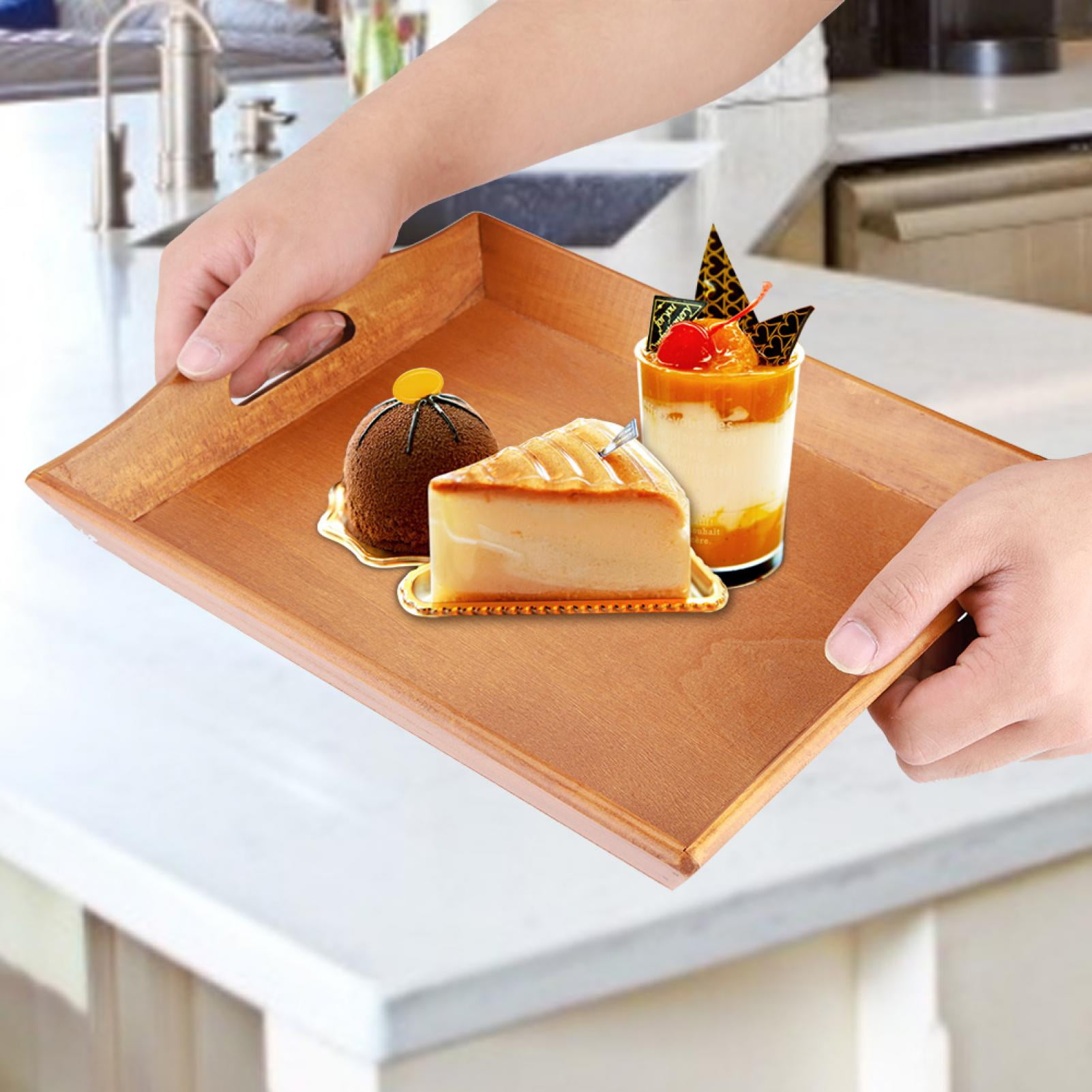 Click here for Luminousca Serving Tray wooden Serving Tray Plate... prices