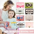 Recording Voice Card Tape Greeting Card, Recordable 60 Seconds DIY ...