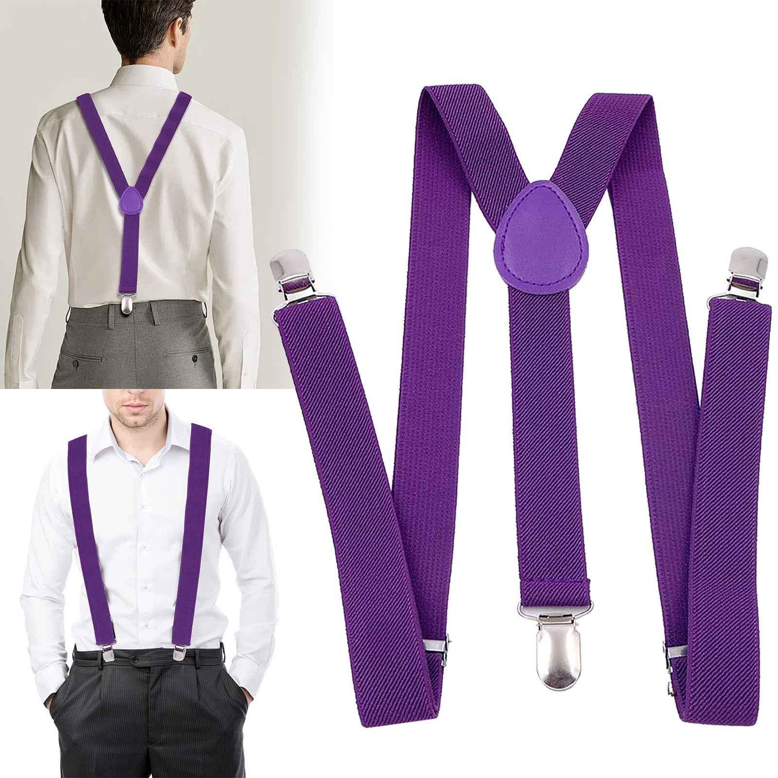Click here for Uhgeax Mens Suspenders One Size Adjustable And Ela... prices