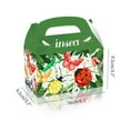 24 Pack Party Favor Boxes, Insect Gift Treat Bags, Nature Gable Boxes ...