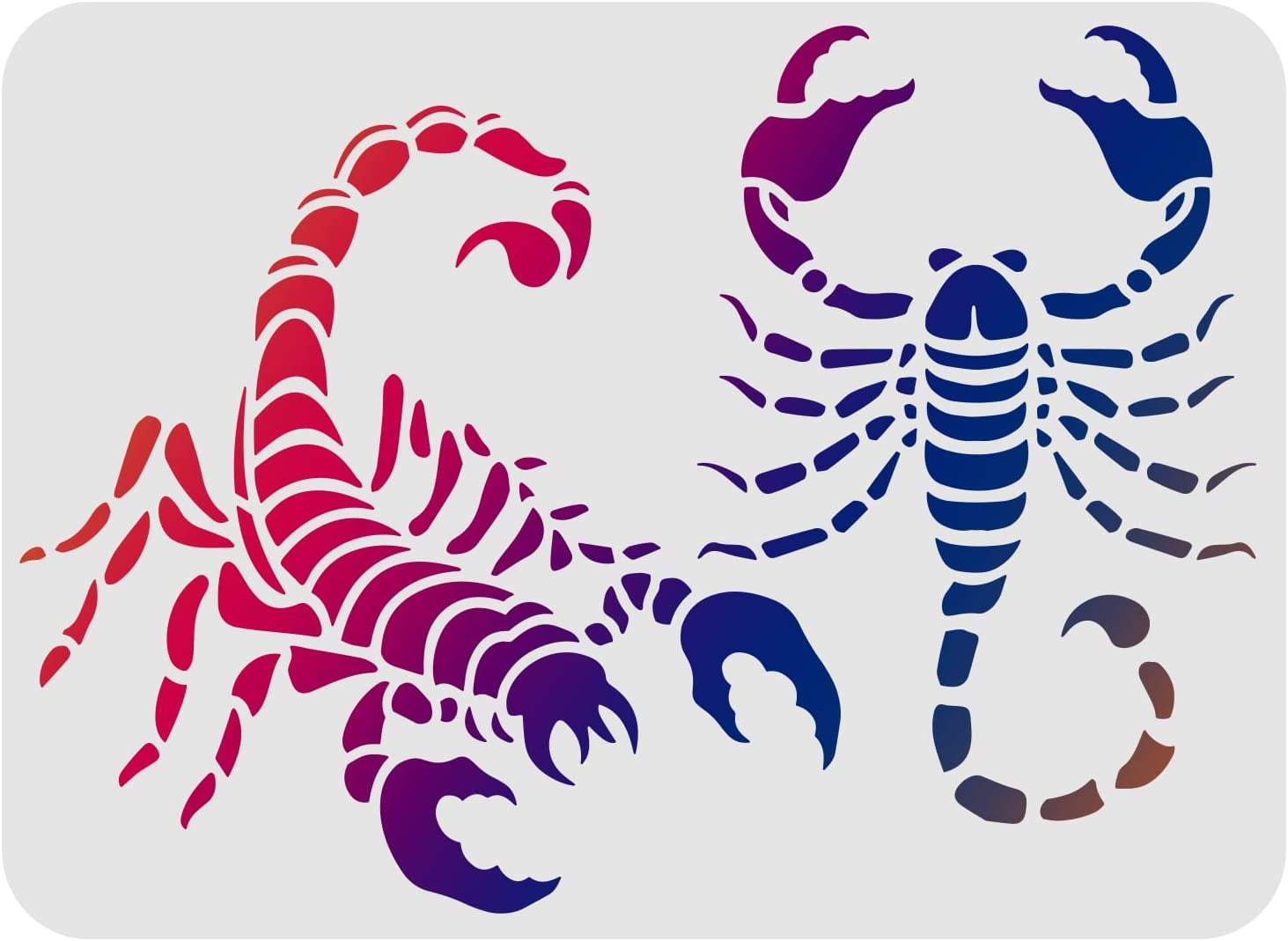 Scorpion Stencils Template Plastic Drawing Painting Stencils with 2 ...