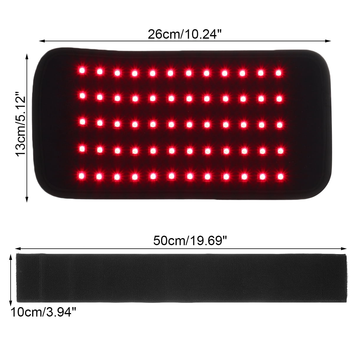 Buy Red LED Light Therapy Panel Red 660nm and Near Infrared 880nm LED ...
