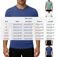 Chiccall Mens Crew Neck T Shirts Plus Size Quick Dry Short Sleeve Tees ...