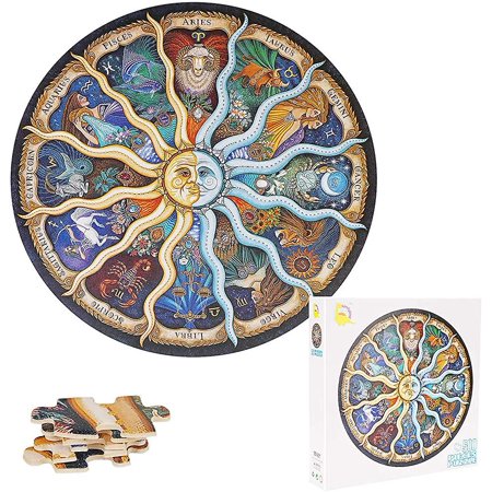 500 Pieces Round Puzzle For Adults. 48 Cm / 18.90 Inches. 1 Mm ...