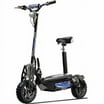 MotoTec Knockout Fat Tire 60v 1000w Electric Scooter Black - Walmart.com