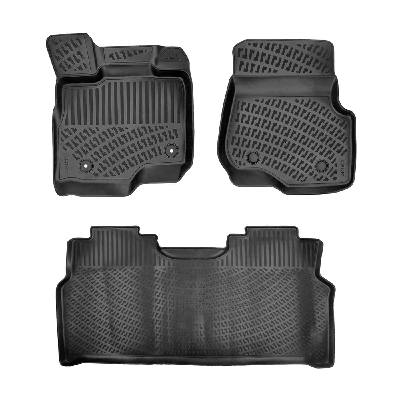 Croc Liner Floor Mats Front and Rear All Weather Custom Fit Floor Liner ...