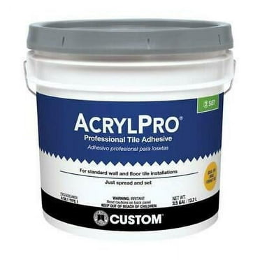 Custom BLDG Products ARL40003 Cera Tile Adhesive, 3.5 Gallon - Walmart.com