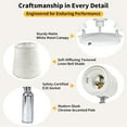 3-Light Ceiling Light Fixture, Directional Track Lighting Modern White ...