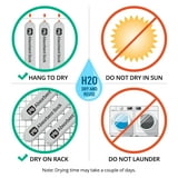 "PIG Absorbent Sock, 4'L x 3""W (3-Pack) - Reusable & Mildew-Resistant ...