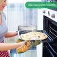 2Pcs Square Heat Resistant Oven Mitts Pot Holders 7x9.8in Non-Slip Hot ...