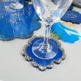 5Pcs DIY Flower Shape Silicone Geode Coaster Resin Molds Resin Coaster ...