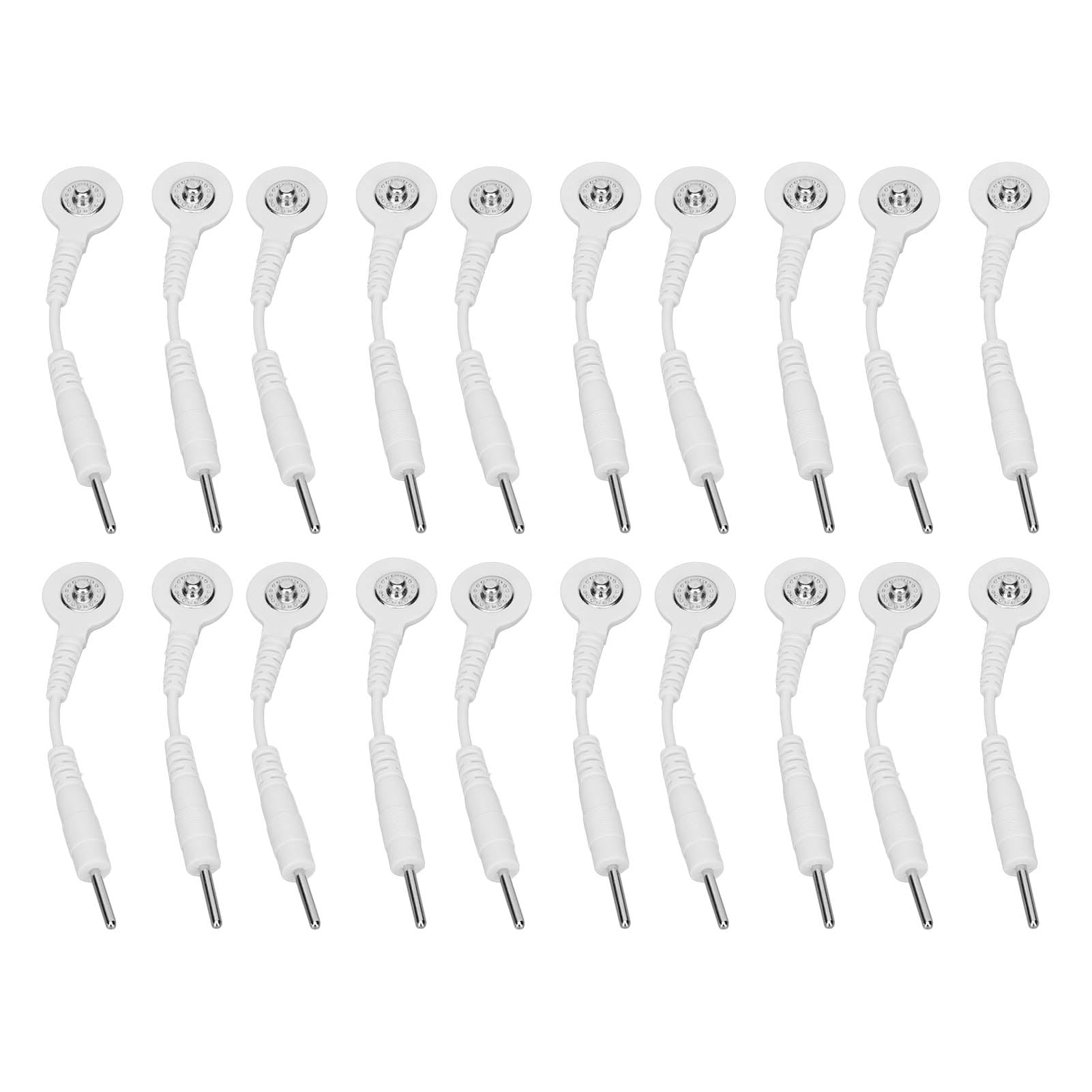 Click here for Lafgur Electrode Wires  White 2.0inch Button Elect... prices