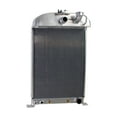 Griffin 7-70082 Dlx Alum Radiator for 33-34 Ford Chassis w/ S/B Chevy ...